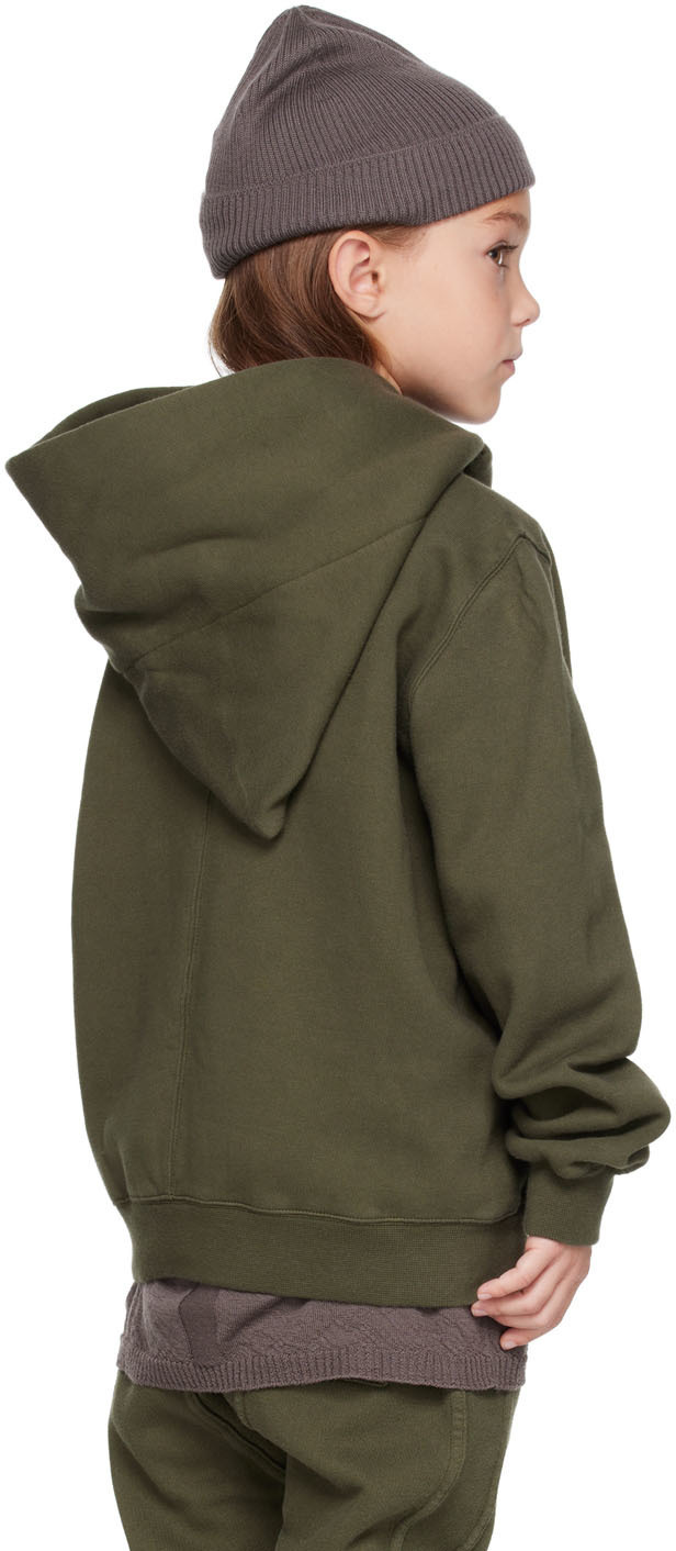 Rick Owens Kids Green Mountain Hoodie Rick Owens