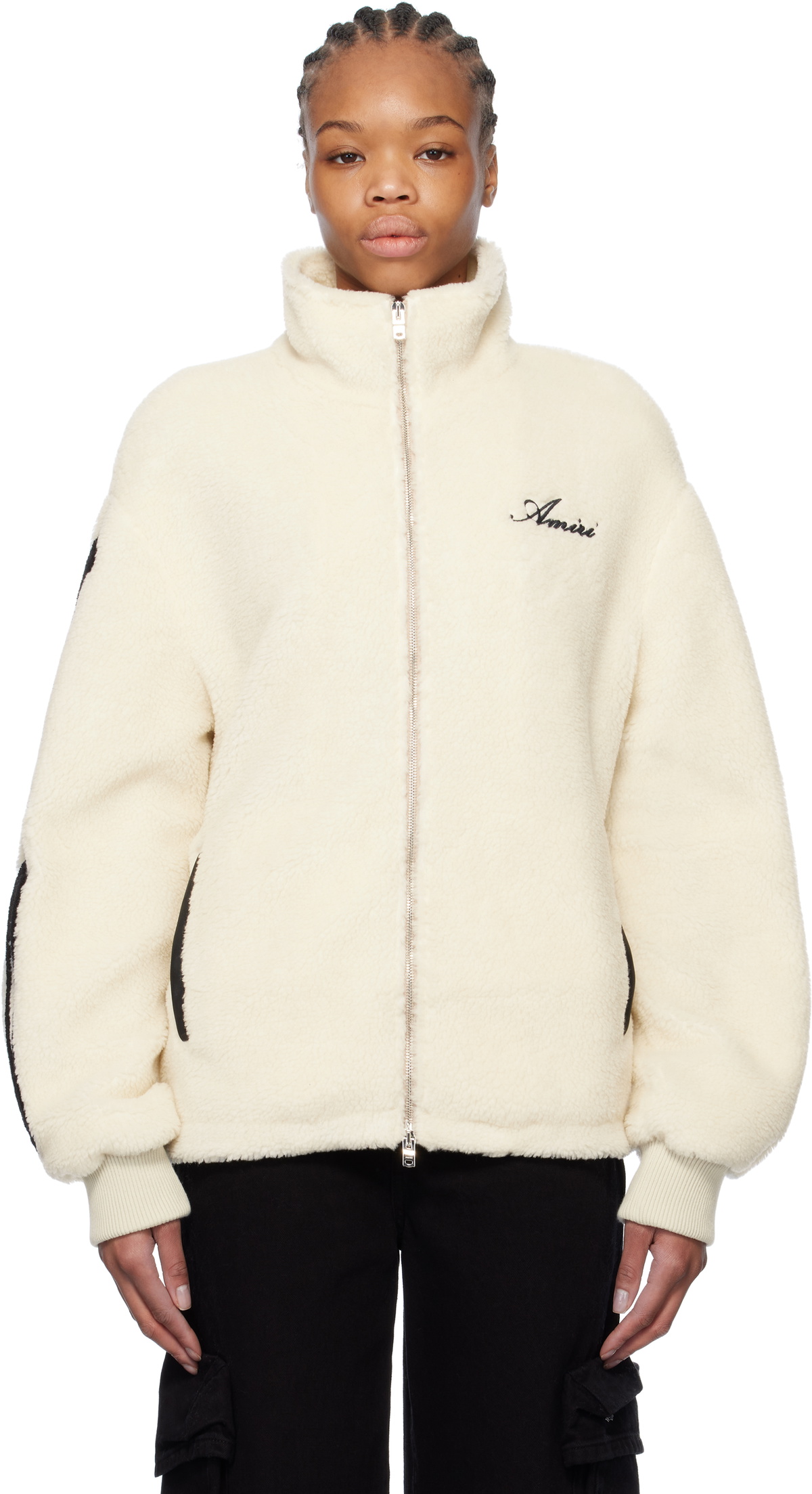 AMIRI Off-White Bones Fleece Jacket Amiri