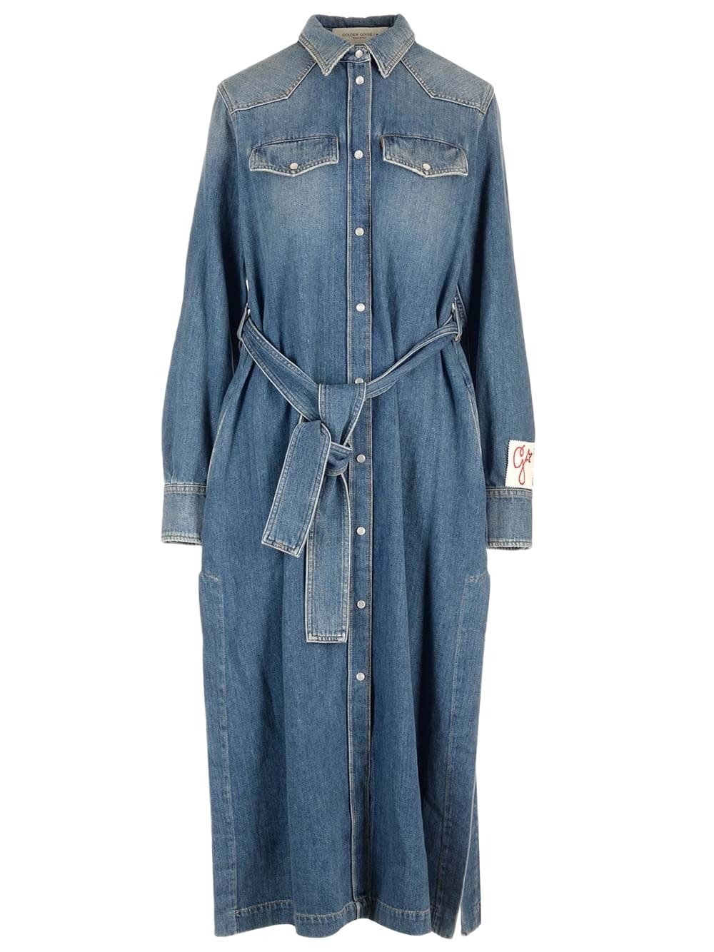 Golden Goose Denim Shirtdress Golden Goose Deluxe Brand