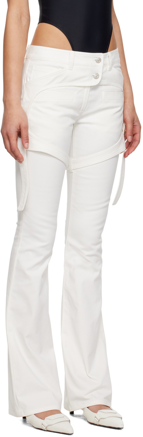 Courrèges Off-White Racer Trousers Courreges
