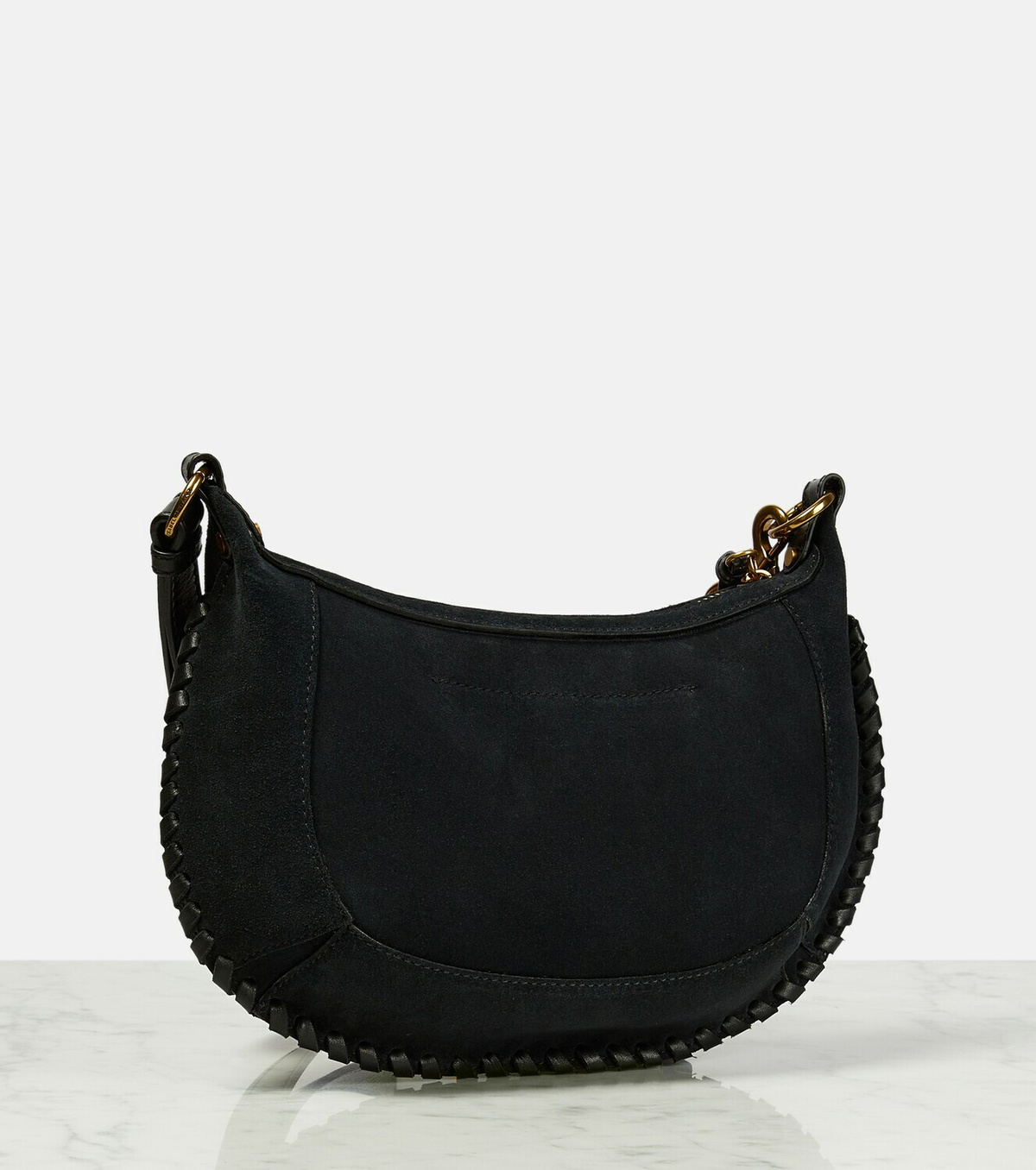 Isabel Marant - Oskan Moon Small suede shoulder bag Isabel Marant