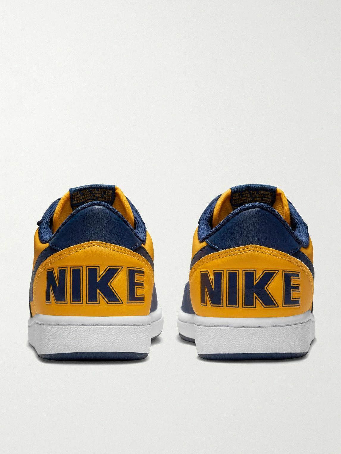 Nike - Terminator Low Michigan Leather Sneakers - Yellow Nike
