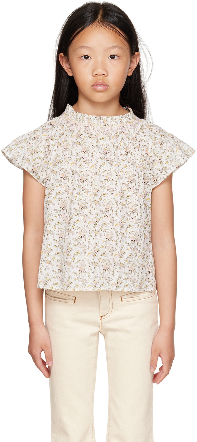 Bonpoint Kids Off-White Cinzia Blouse Bonpoint