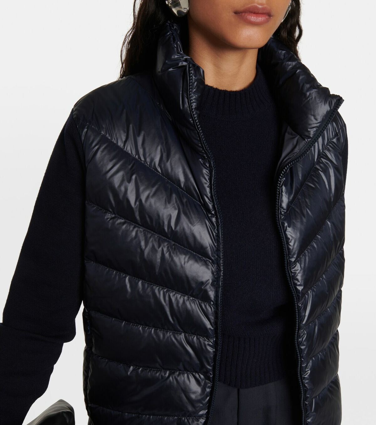 Moncler Wool and nylon puffer jacket Moncler