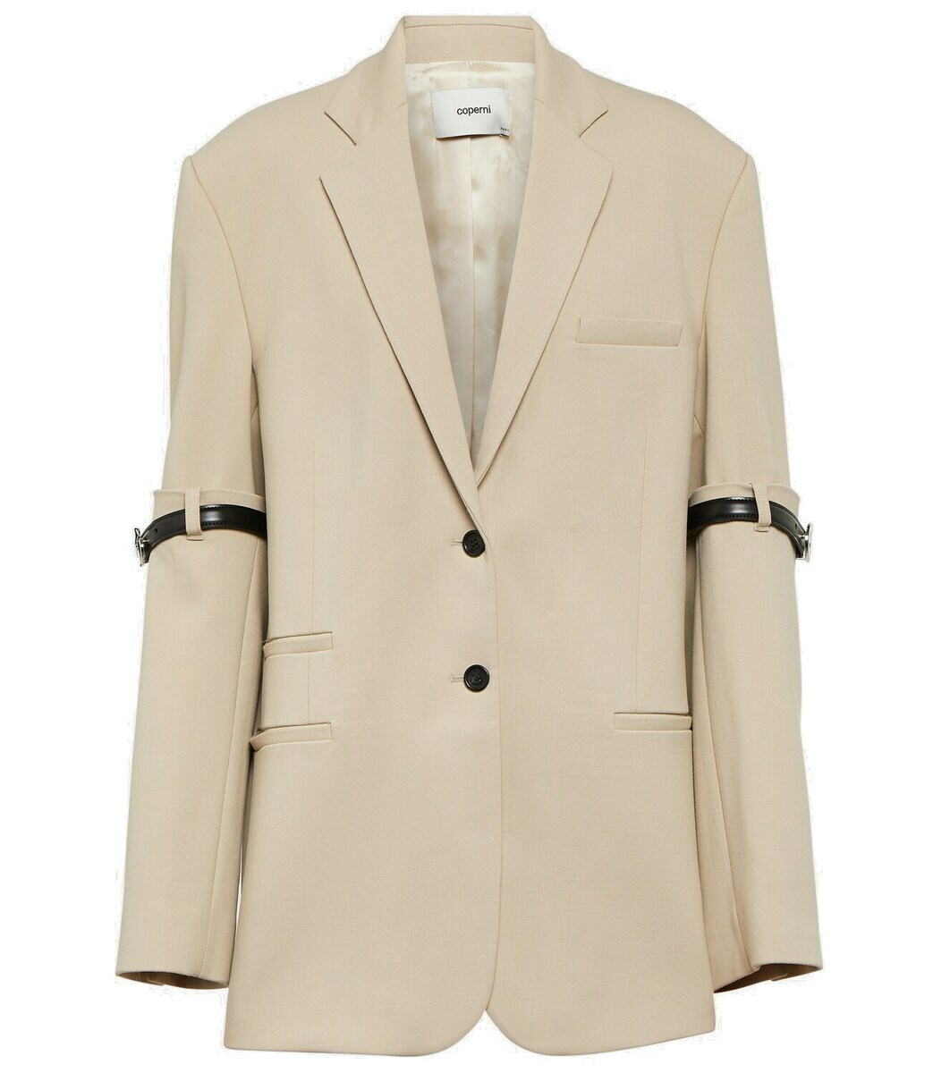 Coperni Buckled single-breasted blazer Coperni