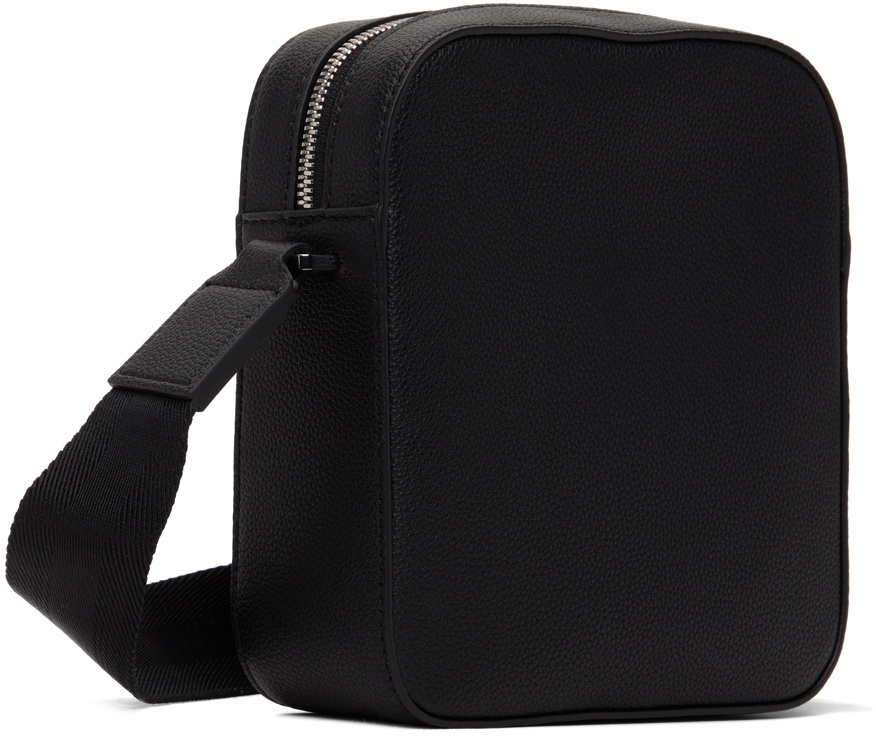 BOSS Black Faux-Leather Reporter Bag BOSS