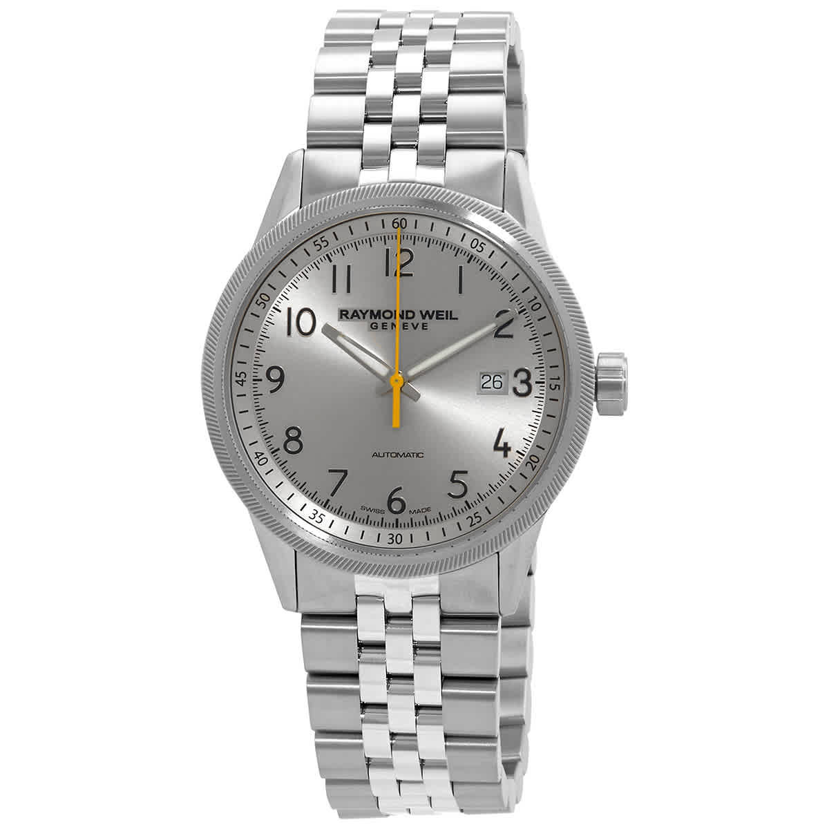 Raymond Weil Freelancer Automatic Silver Dial Mens Watch 2734-ST-05650 ...