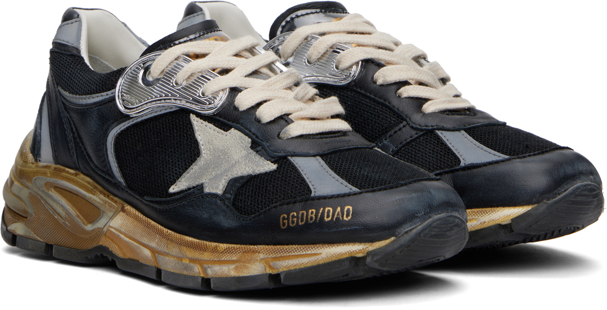 Golden Goose Black Running Dad Sneakers Golden Goose Deluxe Brand