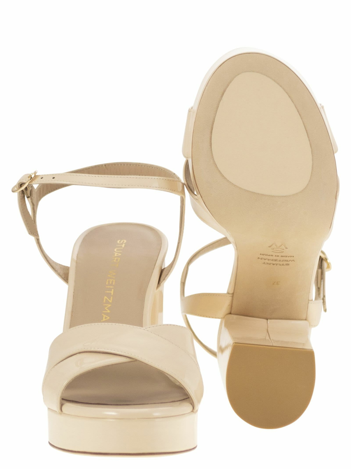 Stuart Weitzman Dayna - Leather Platform Sandal Stuart Weitzman