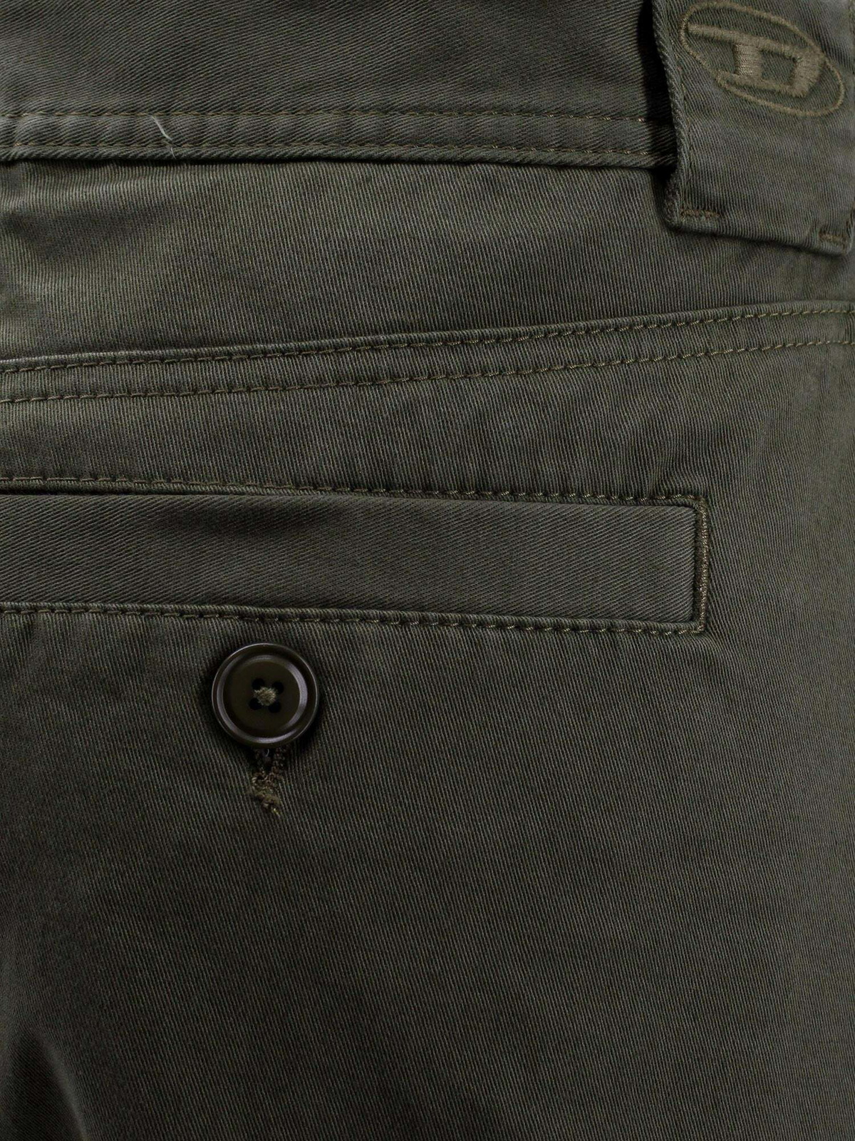 Diesel Trouser Green Mens Diesel