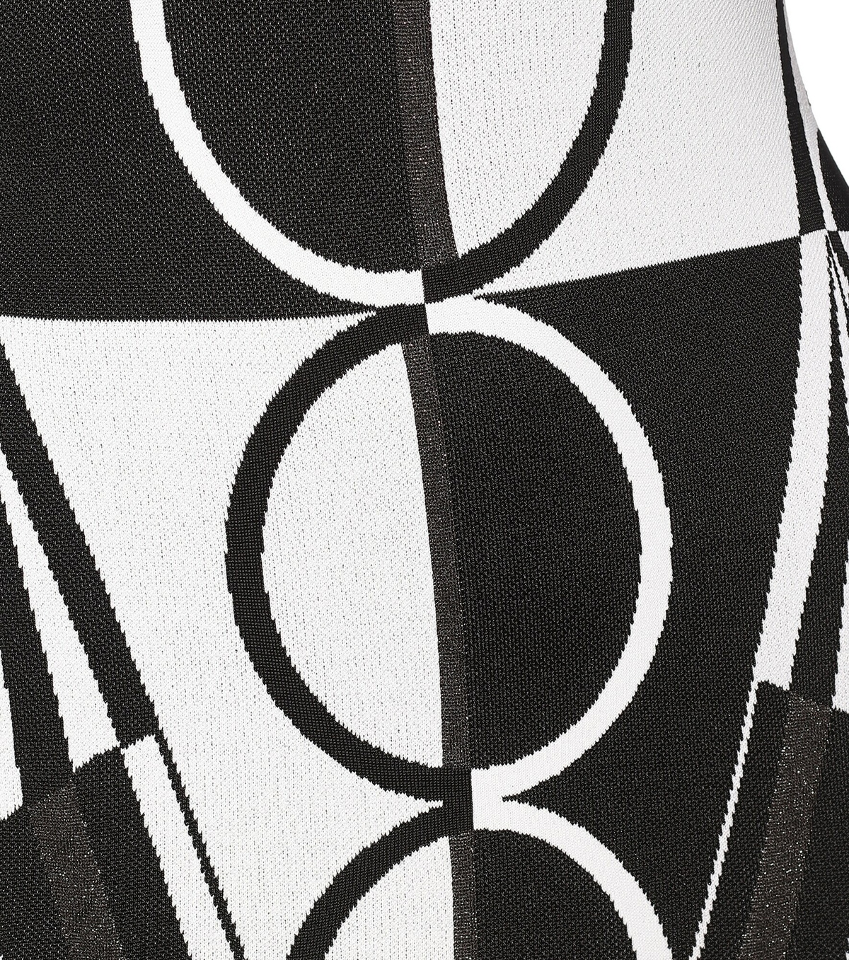 Balmain - Geometric stretch-knit minidress Balmain