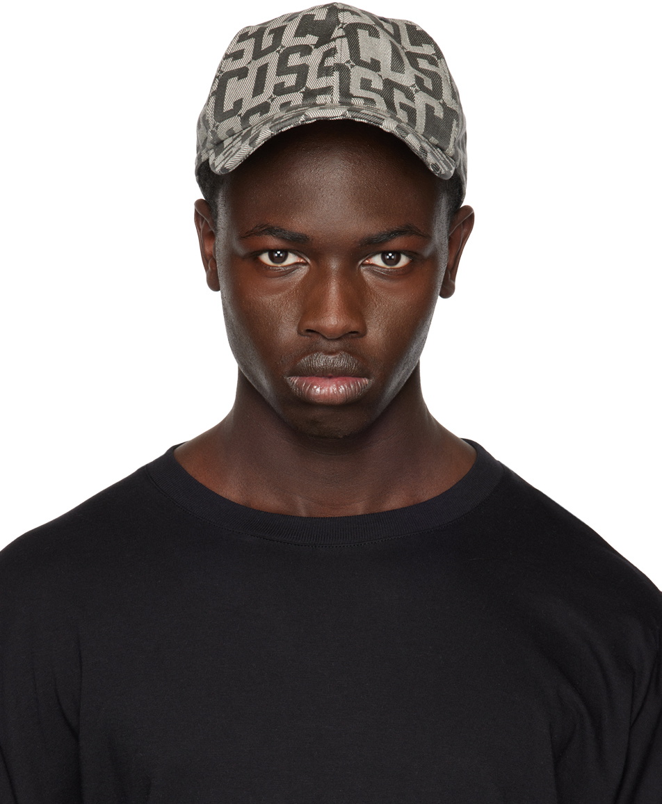 GCDS Gray Monogram Cap GCDS