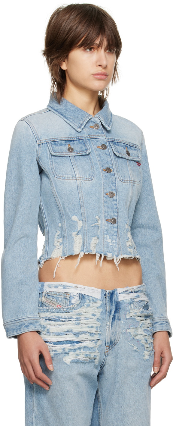 Diesel Blue De-Slimmy-P Denim Jacket Diesel