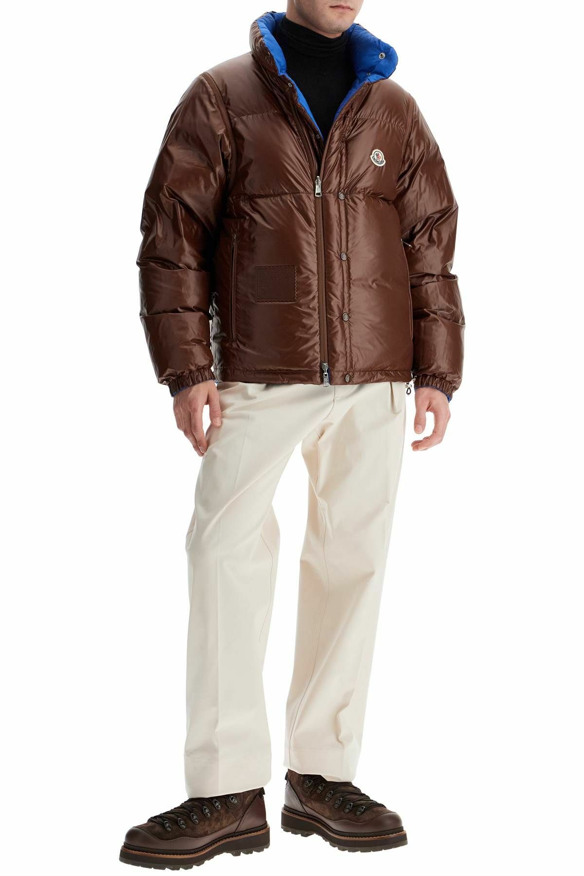 MONCLER reversible and convertible verone re/ Blue Moncler