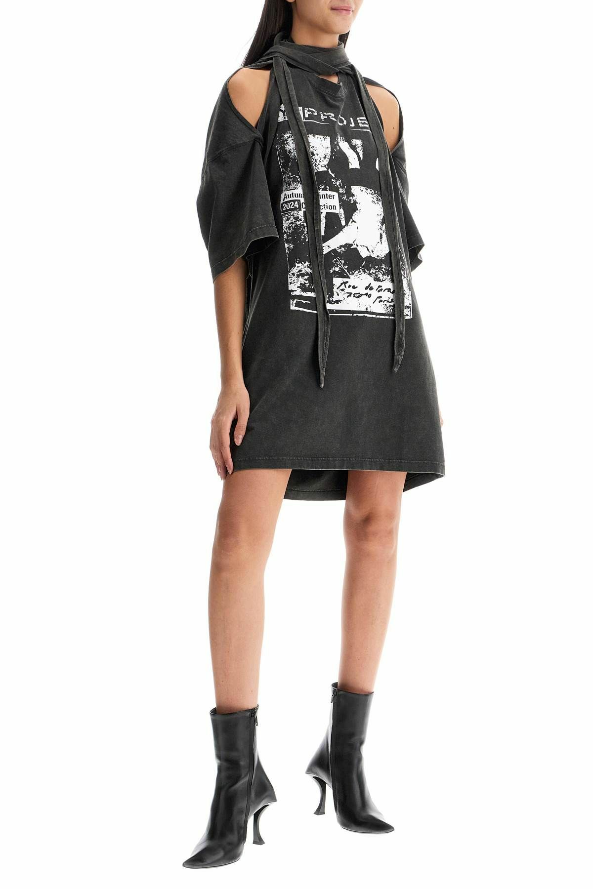 Y PROJECT "rock band print multi-sc Black Y/Project