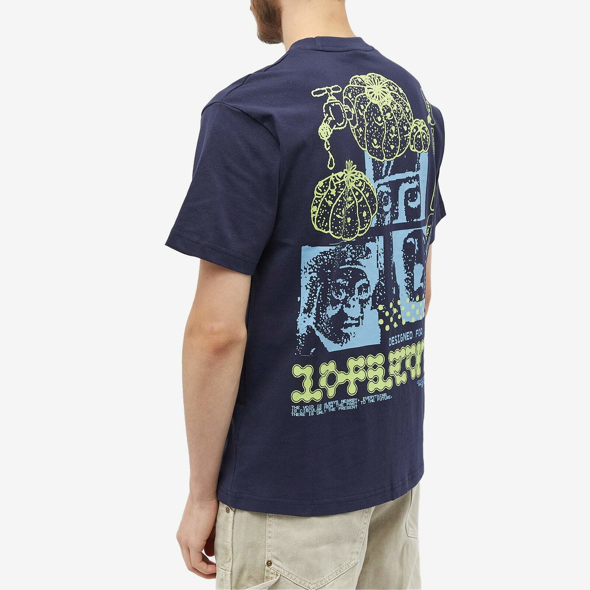 Lo-Fi Men's Void T-Shirt in Navy Lo-Fi