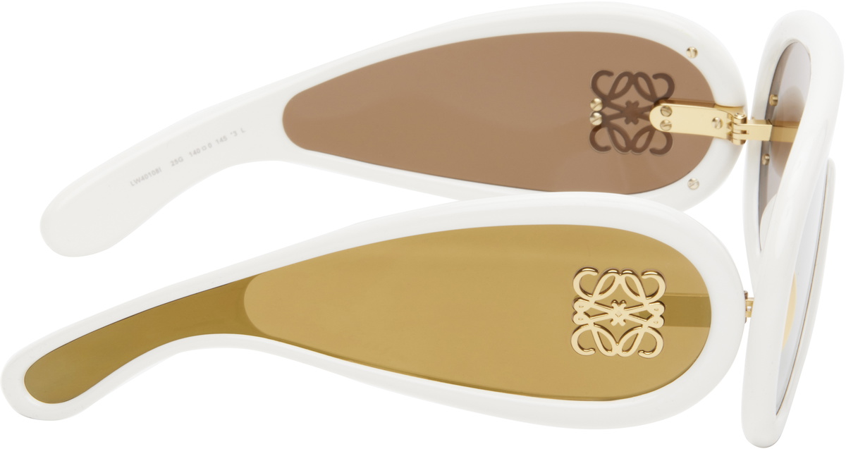LOEWE White Wave Mask Sunglasses Loewe