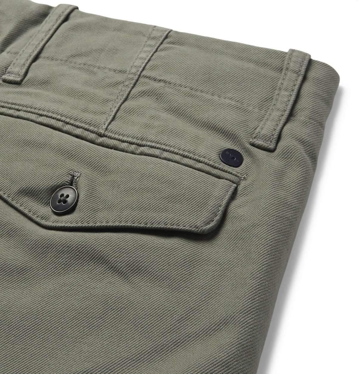 NN07 - Steven Stretch-Cotton Twill Chinos - Green NN07