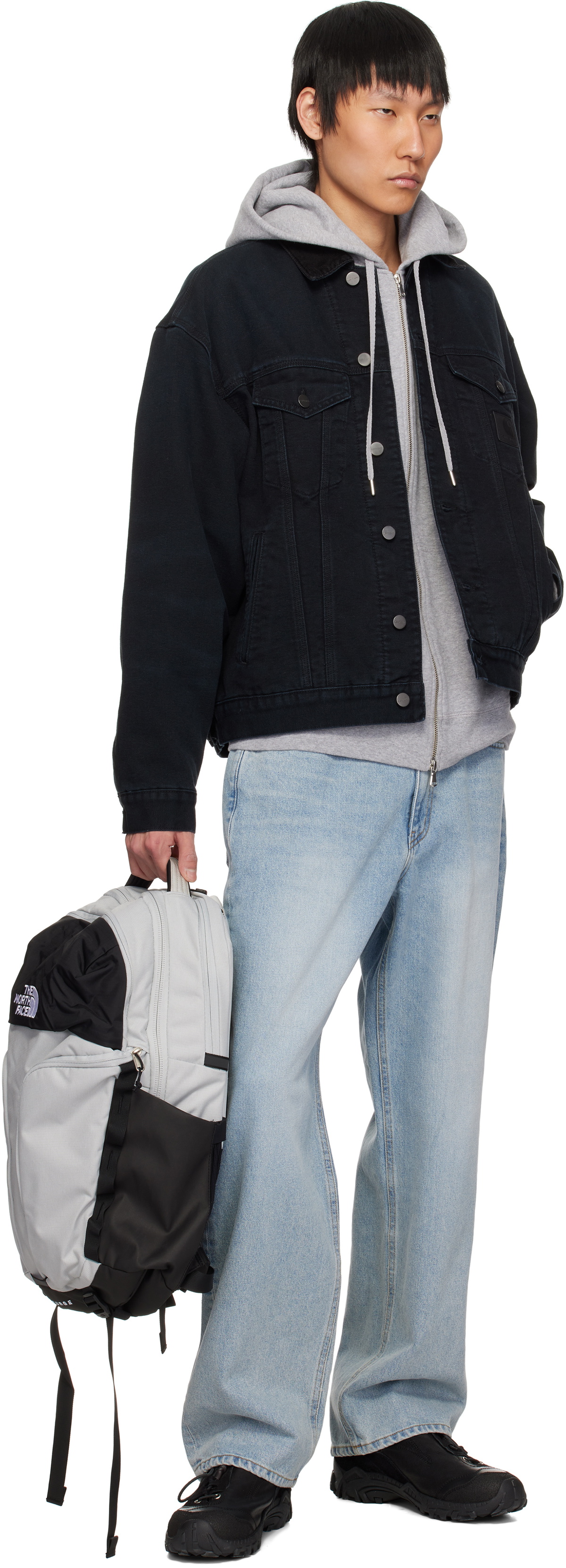 The North Face Gray & Black Surge Backpack The North Face