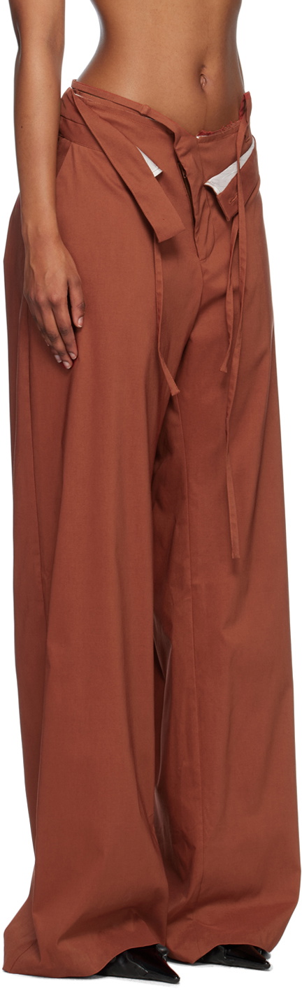 Ottolinger Orange Double Fold Trousers Ottolinger