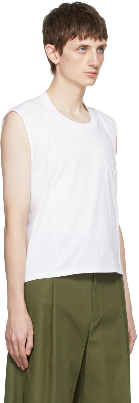 rito structure White Cotton T-Shirt rito structure
