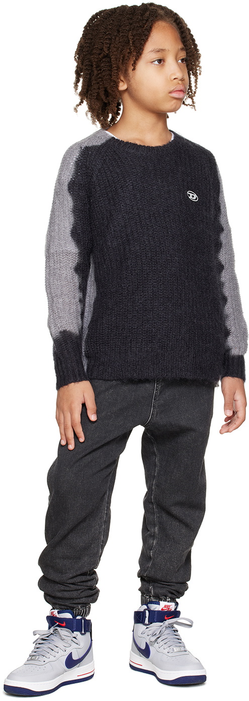 Diesel Kids Gray Kosimo Over Sweater Diesel