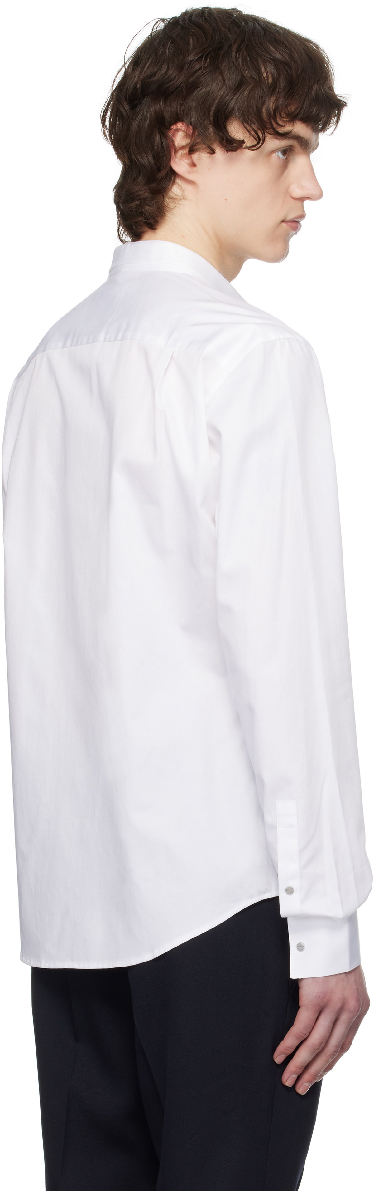 WOOYOUNGMI White Band Collar Shirt Wooyoungmi