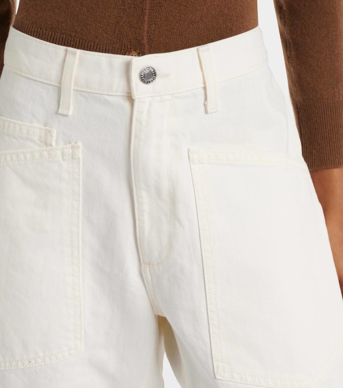 Nili Lotan Shon high-rise barrel-leg jeans Nili Lotan