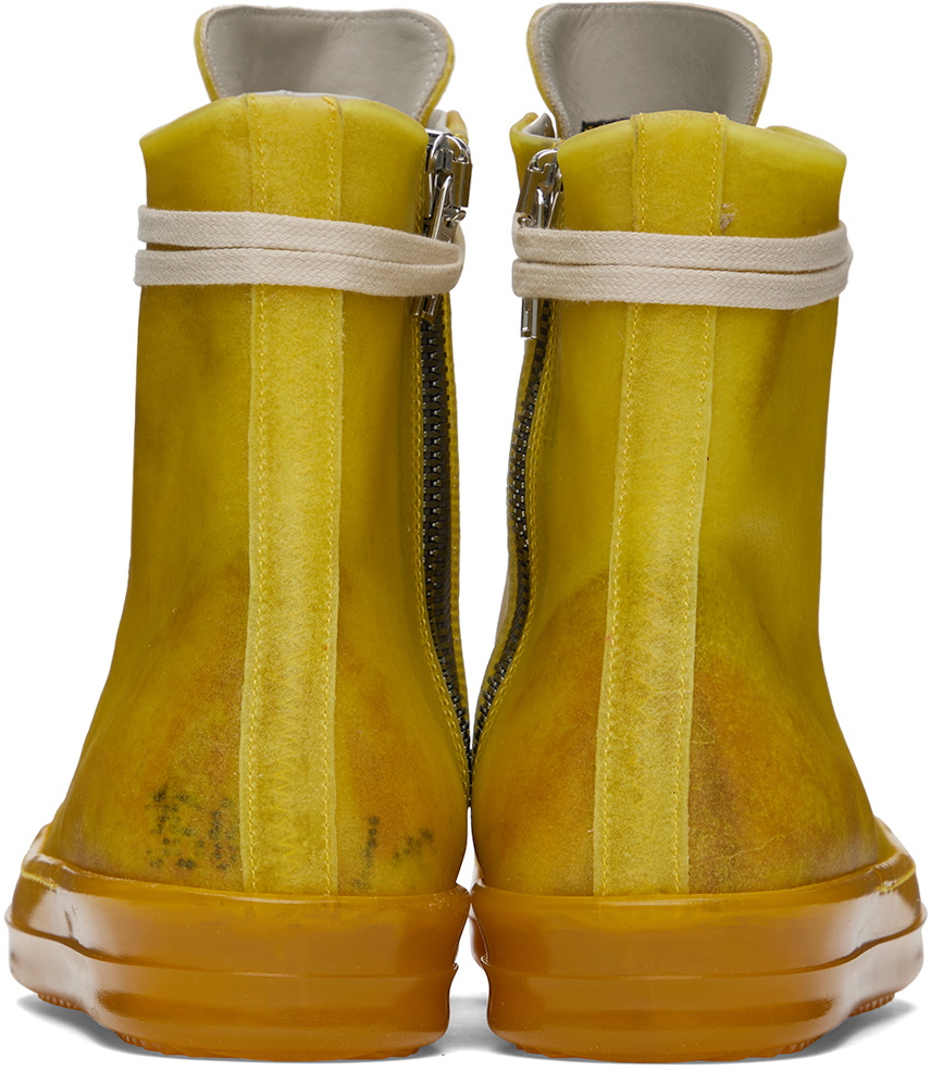 Rick Owens Yellow Transparent Sneakers Rick Owens