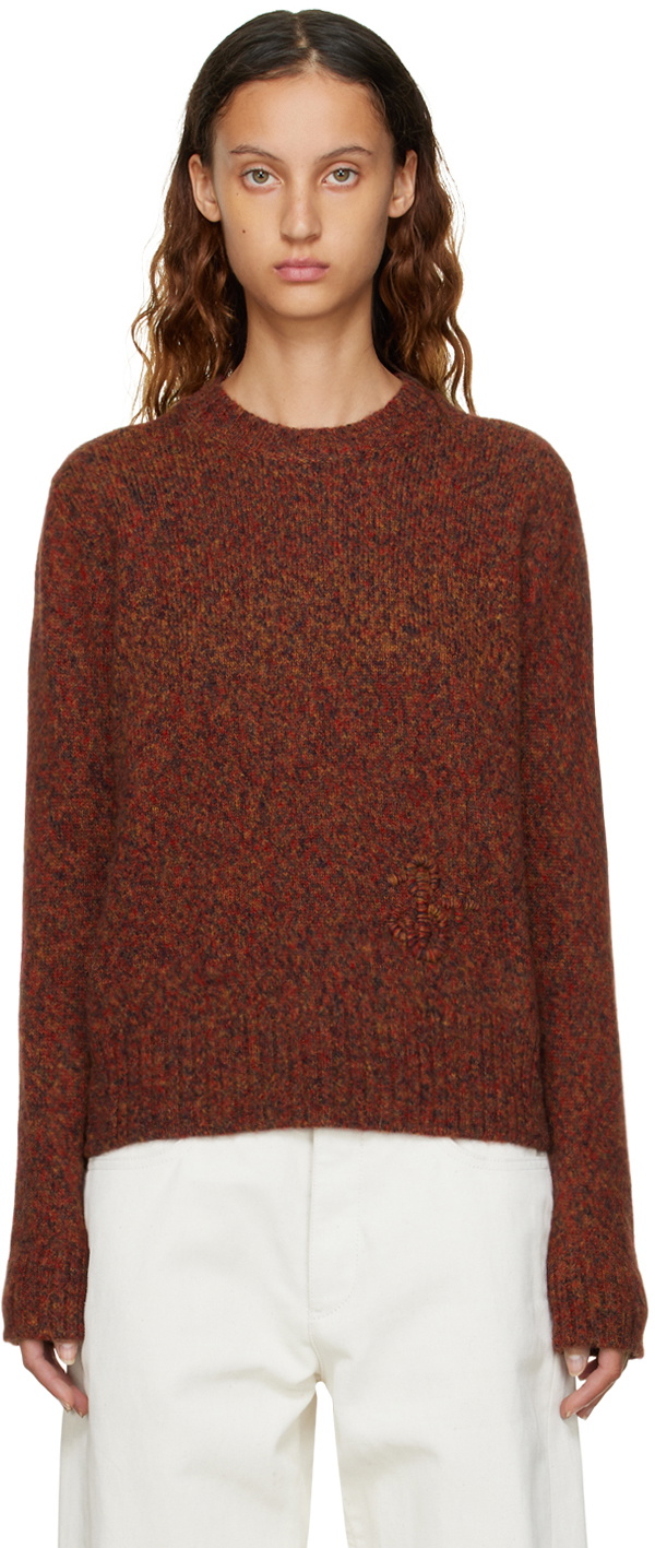 Jil Sander Red Knit Sweater Jil Sander