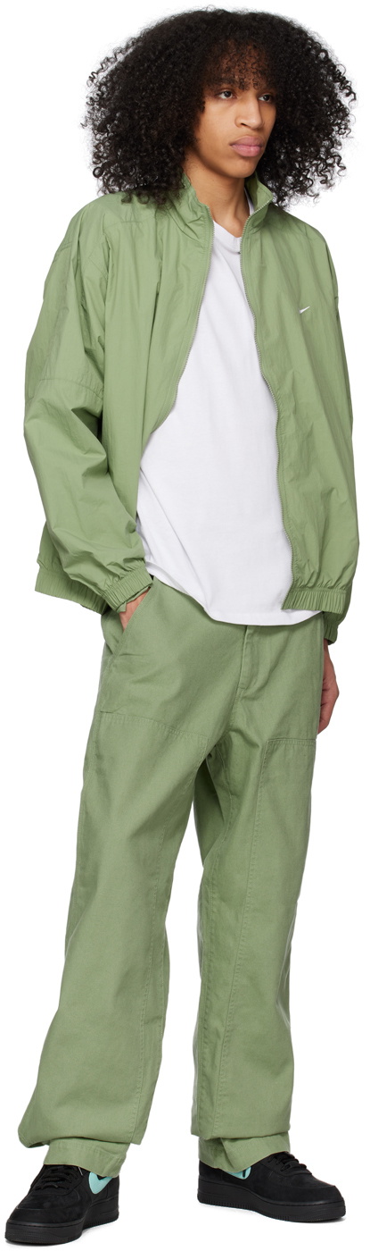 Nike Green Embroidered Jacket Nike