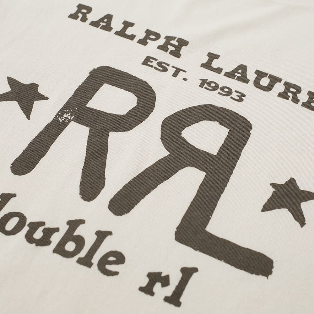 RRL Men's Logo T-Shirt in Paper White RRL