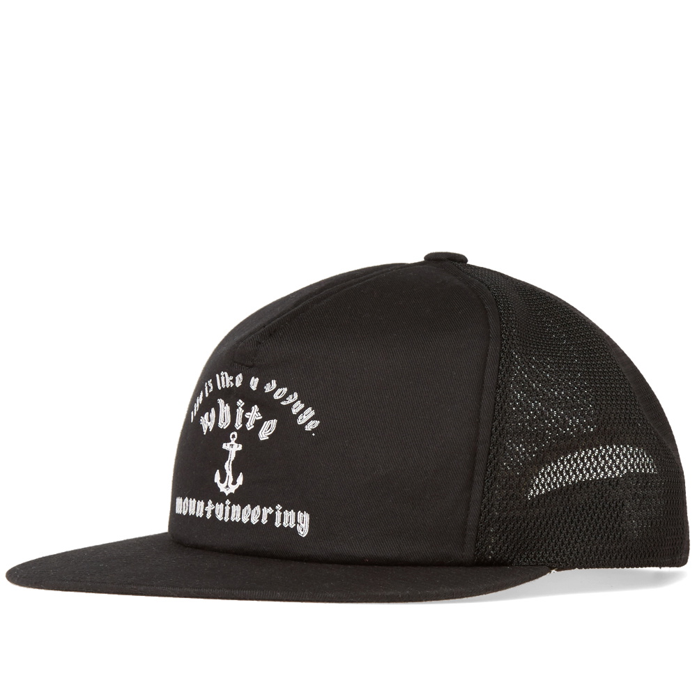 White Mountaineering Anchor Print Mesh Cap White Mountaineering