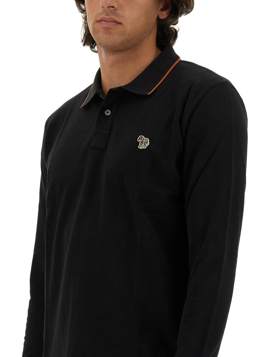 PS by Paul Smith Polo Shirt With Zebra Patch PS by Paul Smith