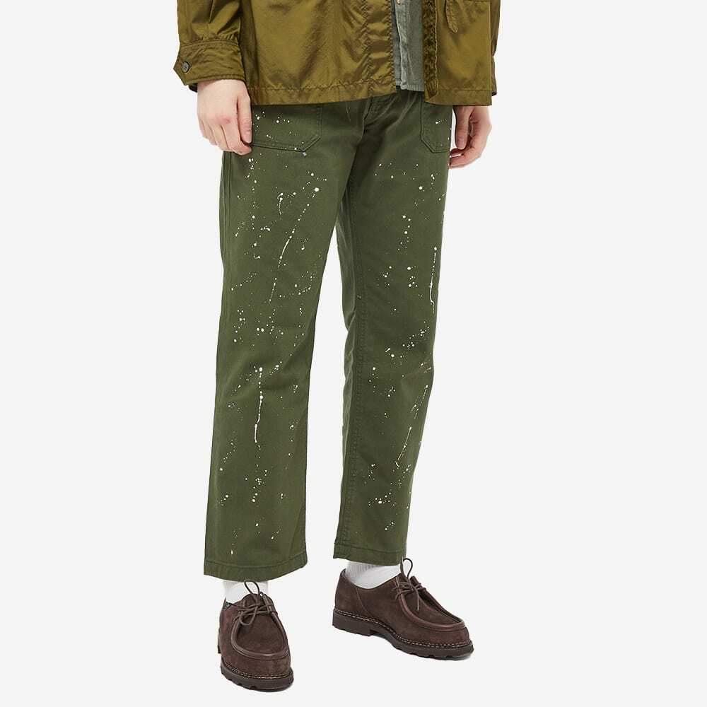 Uniform Bridge Men's Painted Cotton Fatigue Pant in Forest Uniform Bridge