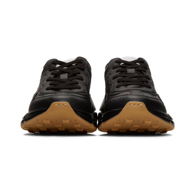 Gucci Black Vintage Rython Sneakers Gucci