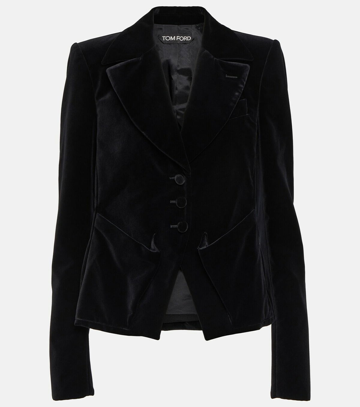 Tom Ford Single-breasted cotton velour blazer TOM FORD