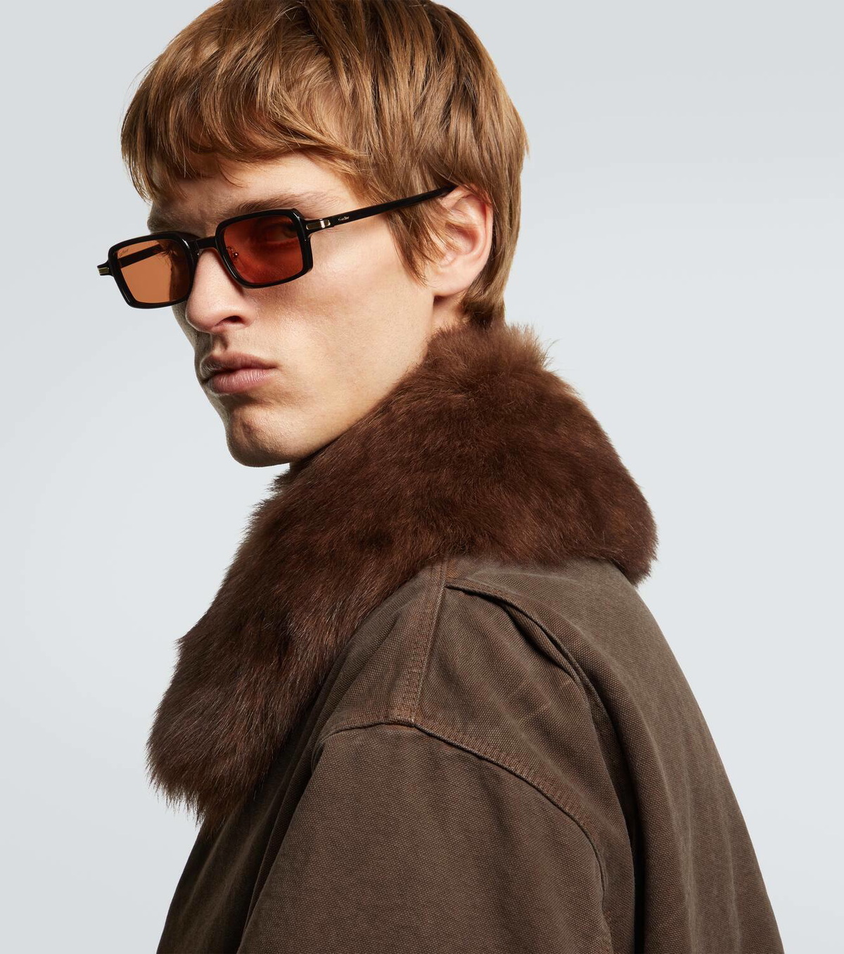 Cartier Eyewear Collection Première de Cartier rectangular sunglasses ...