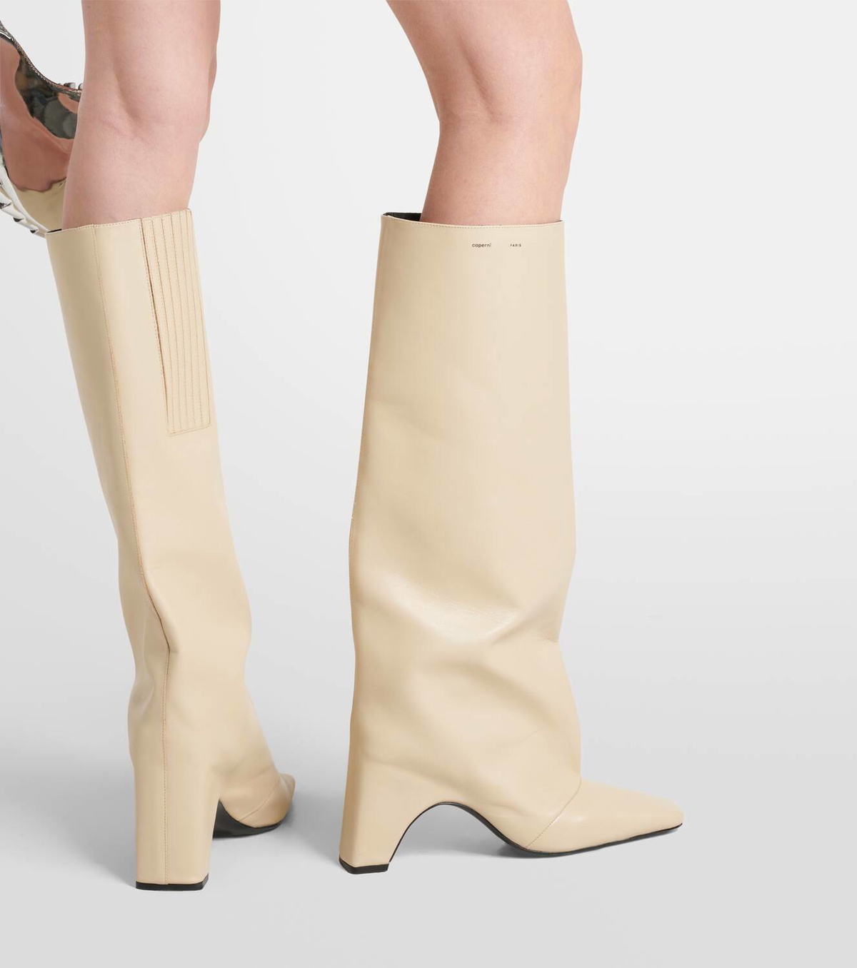 Coperni Bridge leather knee-high boots Coperni
