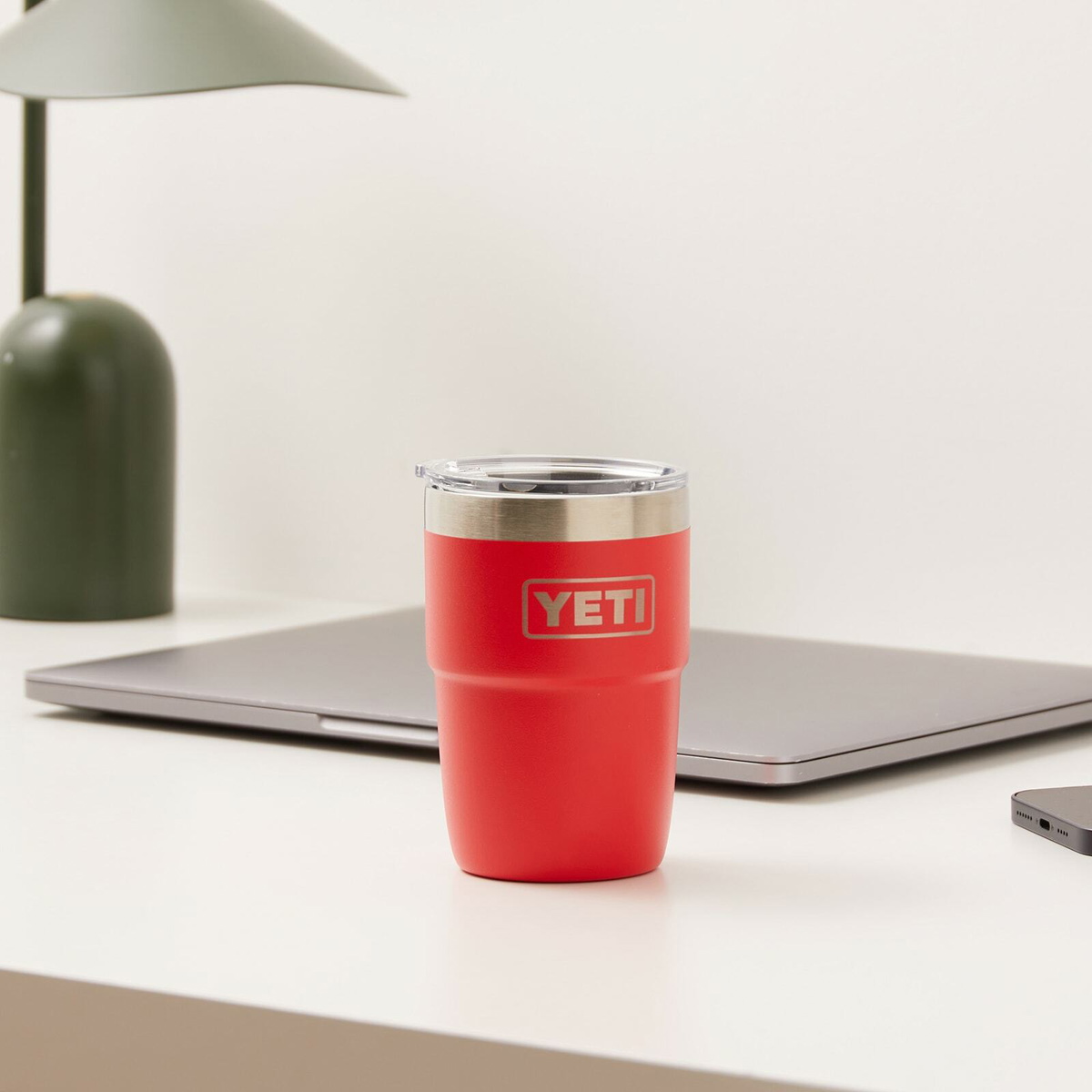 YETI 8oz Rambler Tumbler in Rescue Red Yeti