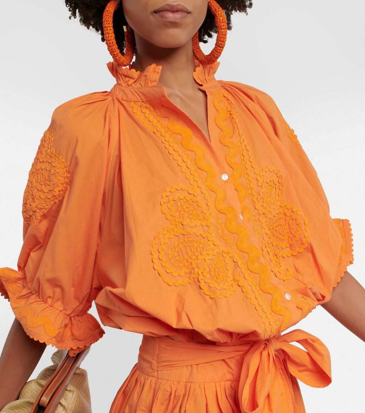 Juliet Dunn Cotton poplin shirt dress Juliet Dunn