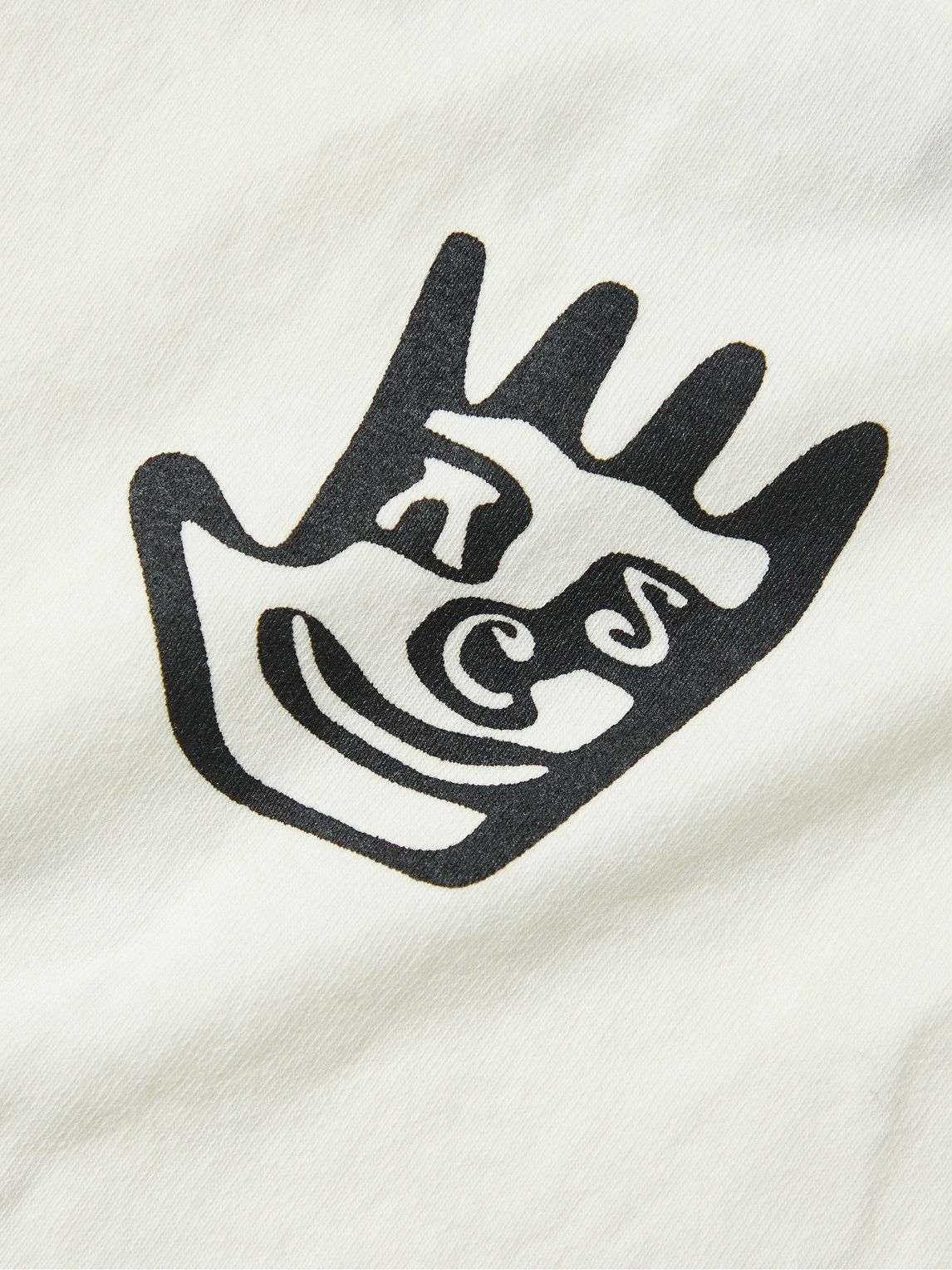 ALL CAPS STUDIO - Throwing Fits Head Knows Logo-Print Cotton-Jersey T ...