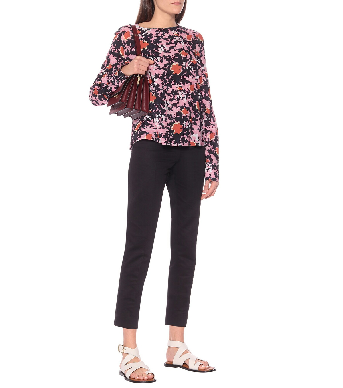 Marni - Floral sablé blouse Marni