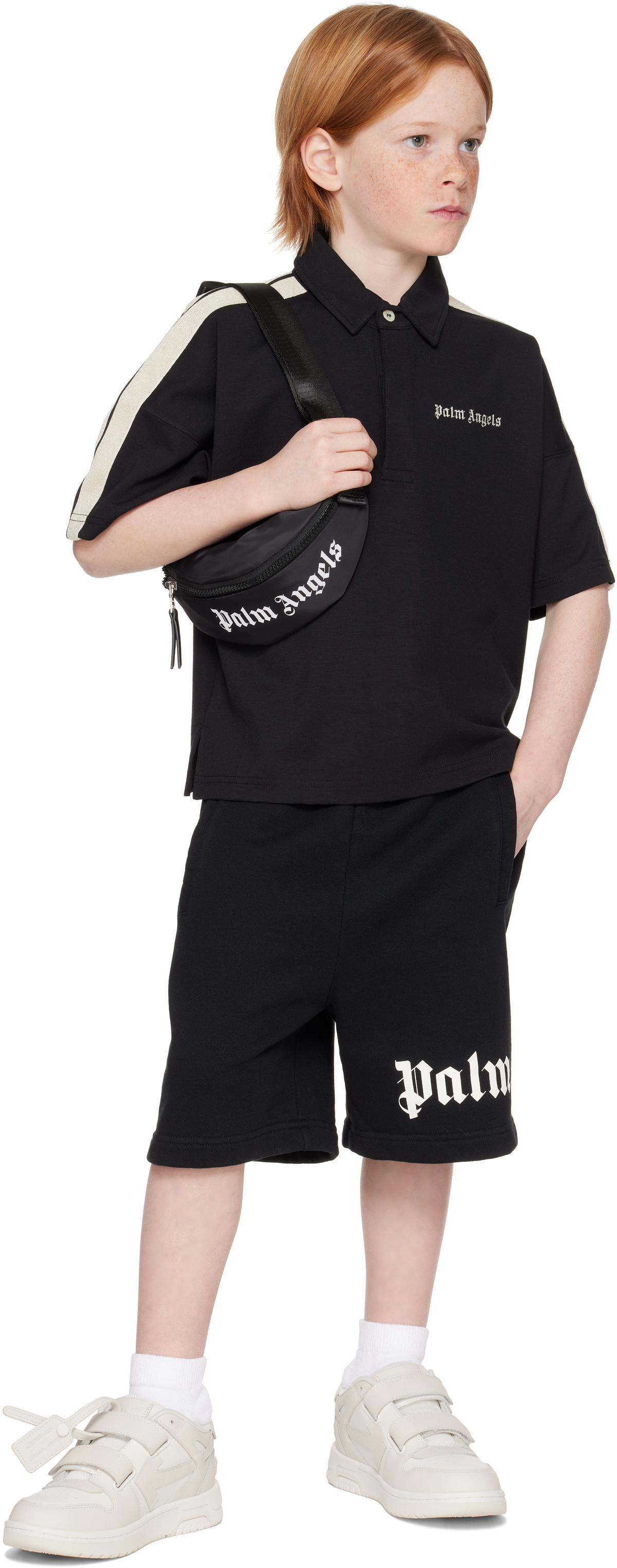 Off-White Kids Beige & White Out Of Office Straps Sneakers Off-White