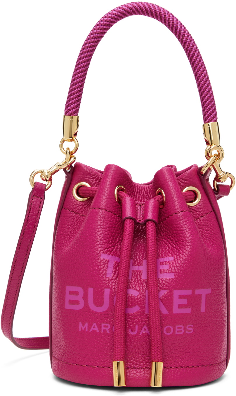 Marc Jacobs Pink 'The Leather Mini Bucket' Bag Marc Jacobs