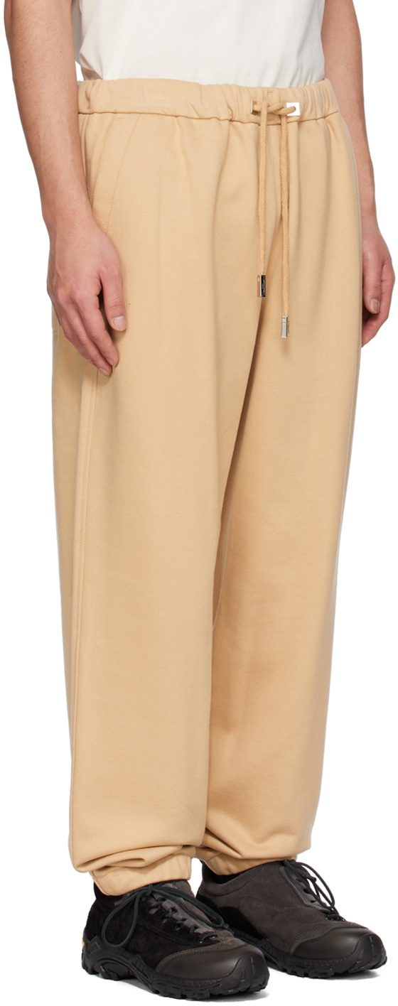 Wooyoungmi Beige Drawstring Lounge Pants Wooyoungmi