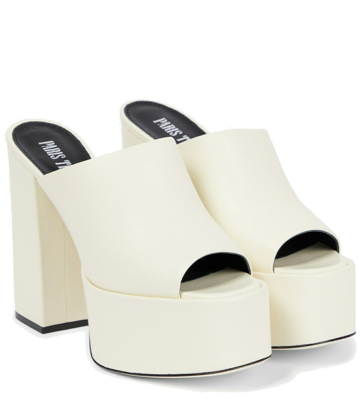 Paris Texas Sasha leather platform mules Paris Texas