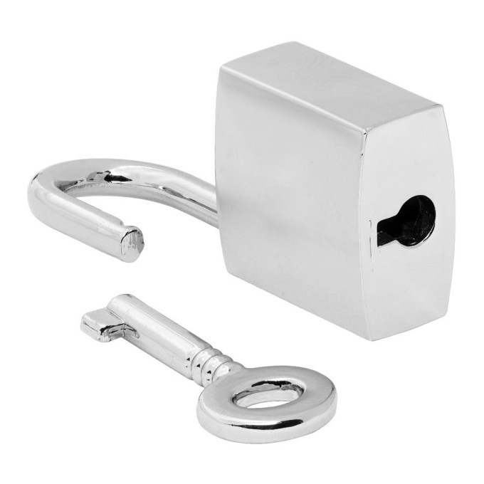Fleet Ilya Black Patent Padlock Collar Fleet Ilya