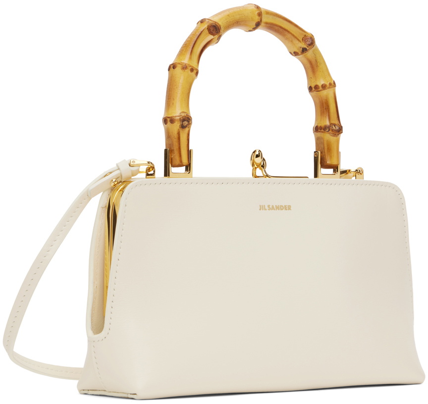 Jil Sander White Mini Goji Bag Jil Sander
