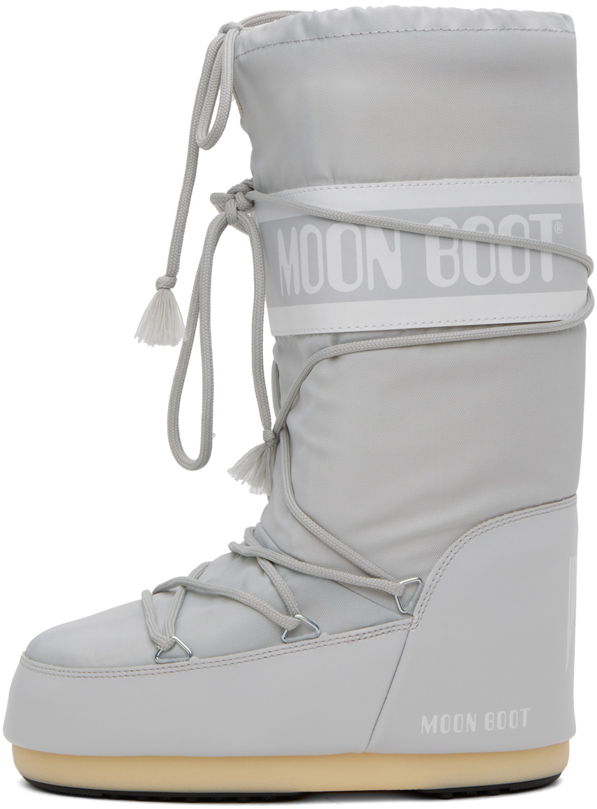 Moon Boot Gray Icon Boots Moon Boot